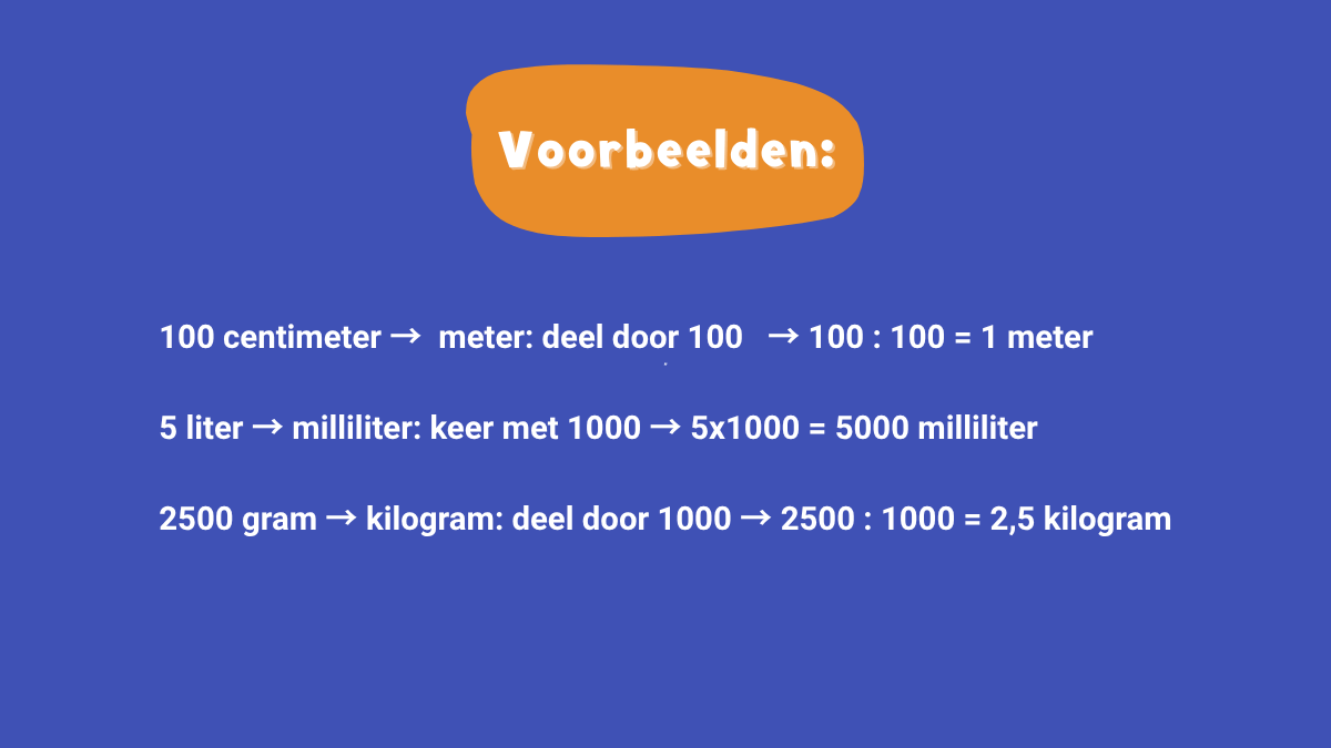 Maten omrekenen? Gebruik dan dit handige ezelsbruggetje - Oefenboeken.nl